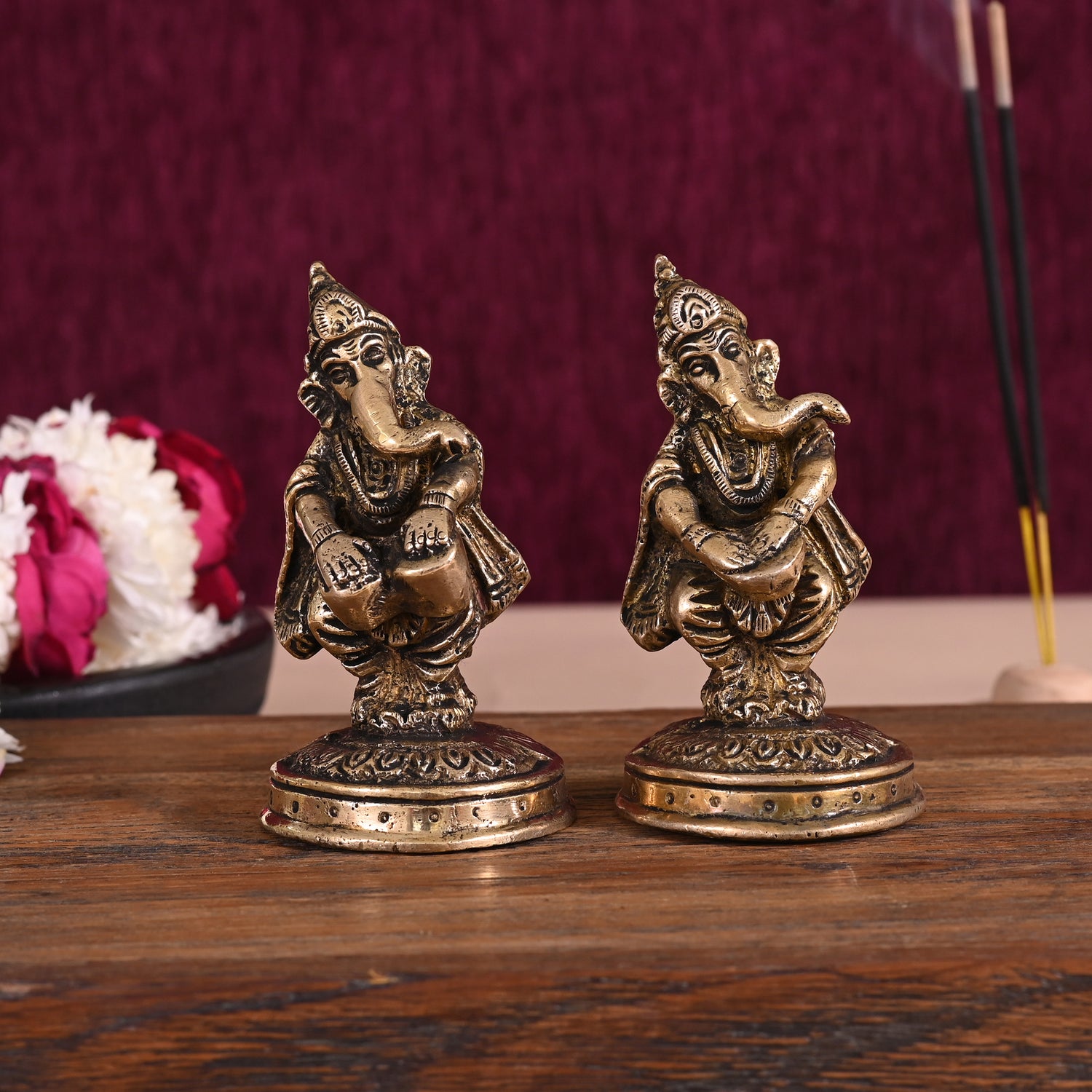 Brass God Idol for Home or Mandir Décor by Suyogah