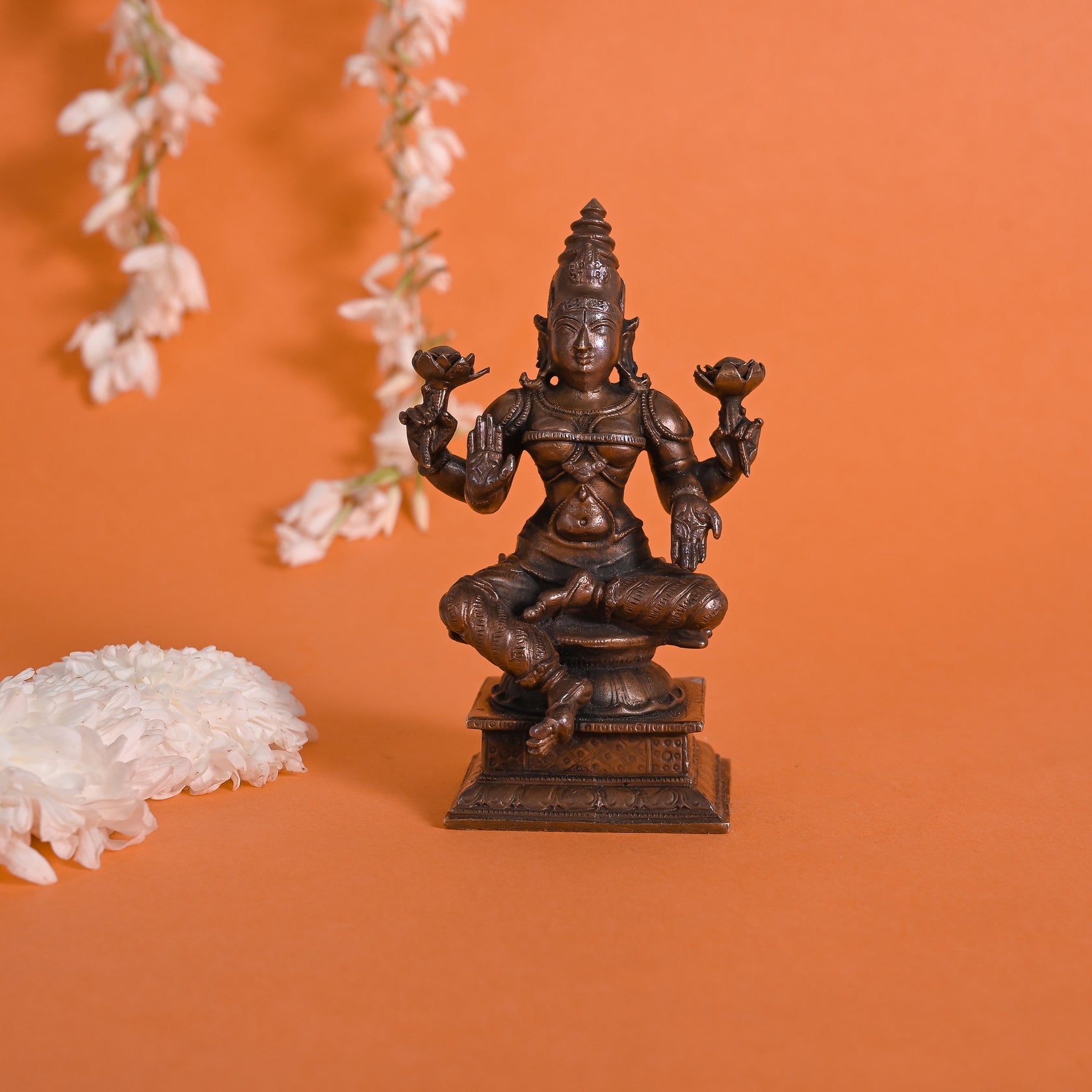 Copper Godess Lakshmi Idol ( 4" ), Buy Copper Godess Lakshmi Idol 4 ...